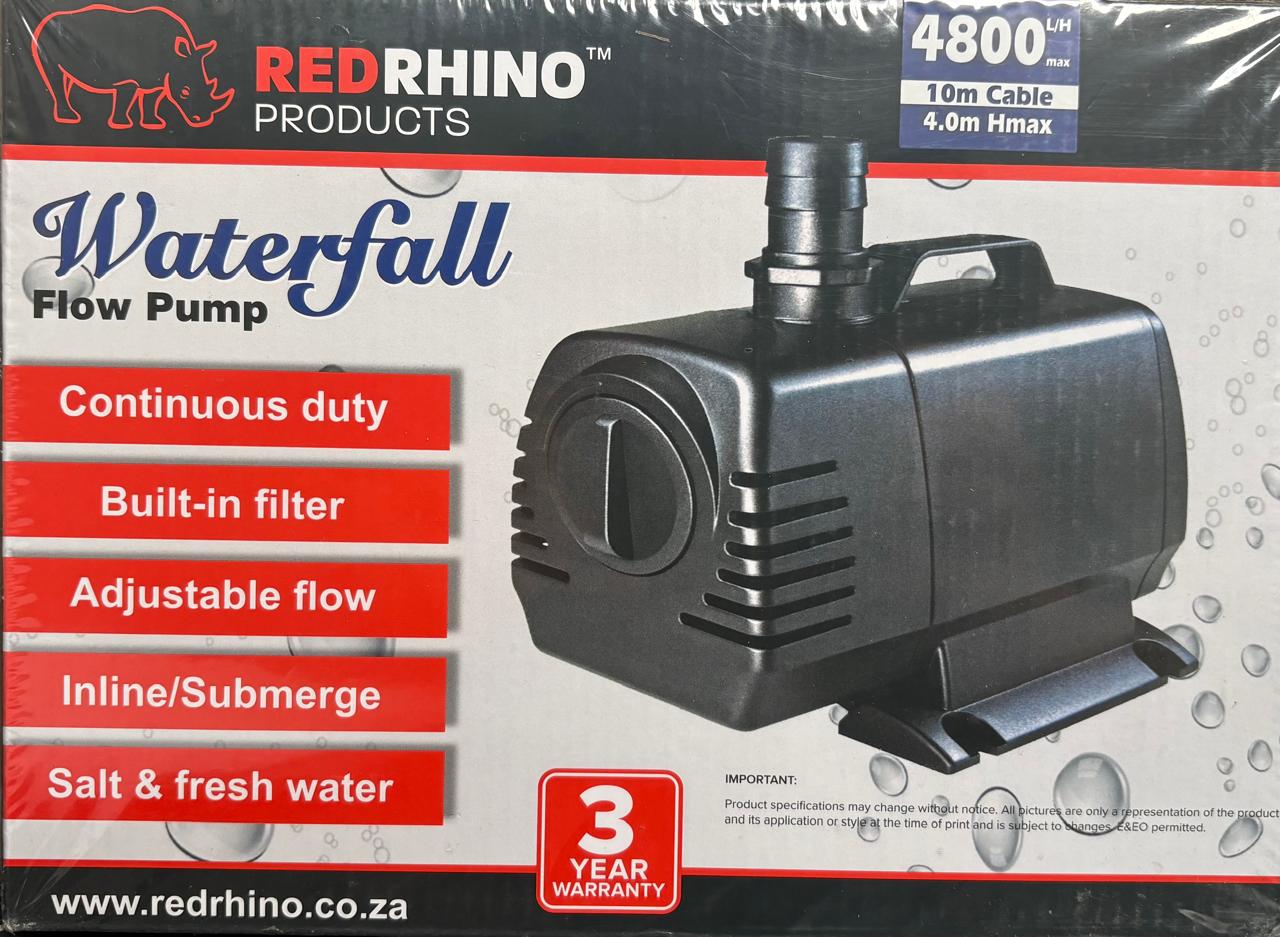 Waterfall Flow Pump 4800L/h – Lots of Pots Centurion